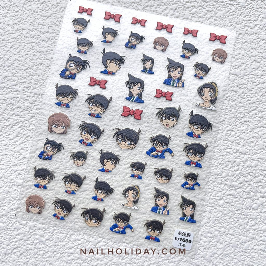 5D 名探偵コナンConan Nail Stickers