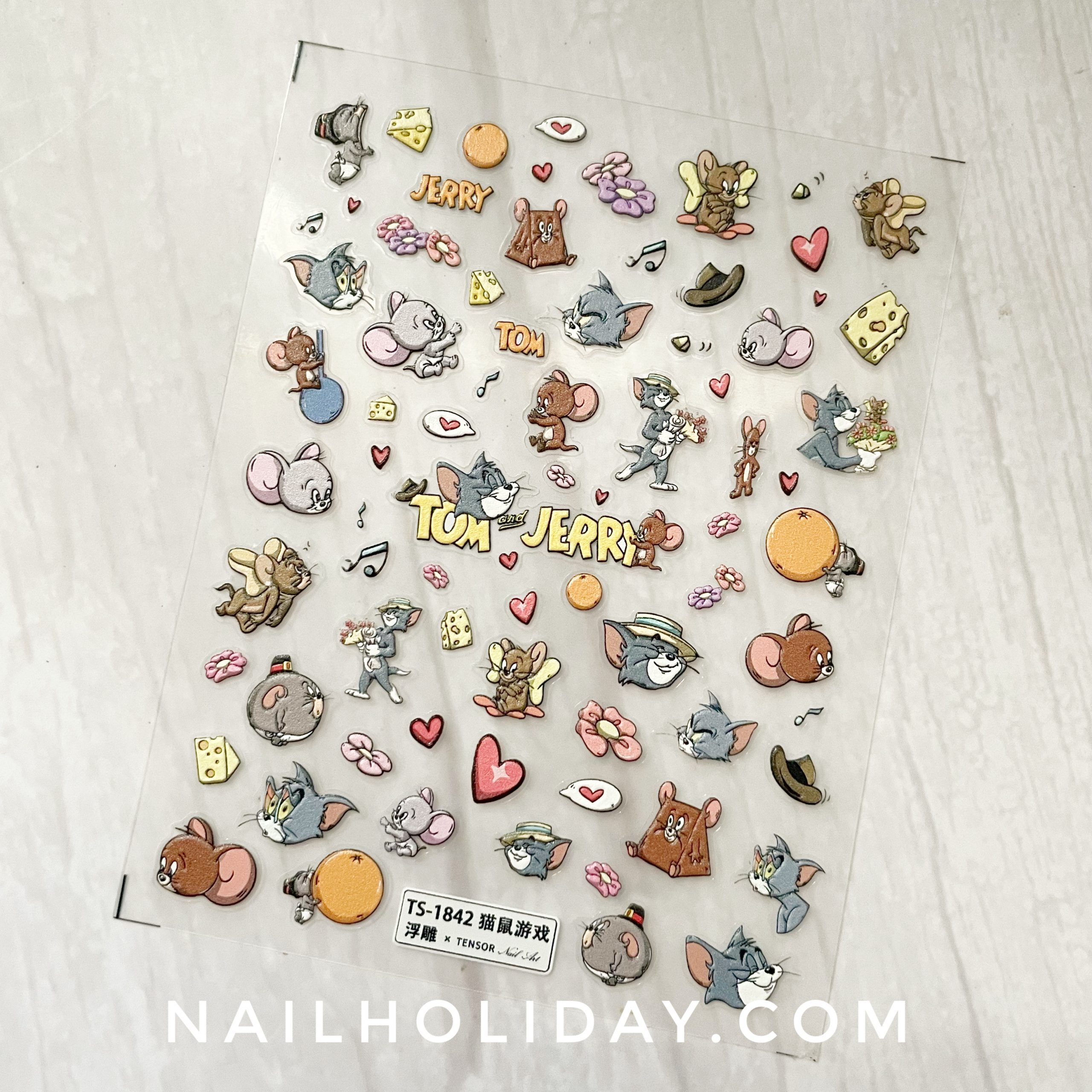 5D Tom and Jerry Nail Stickers